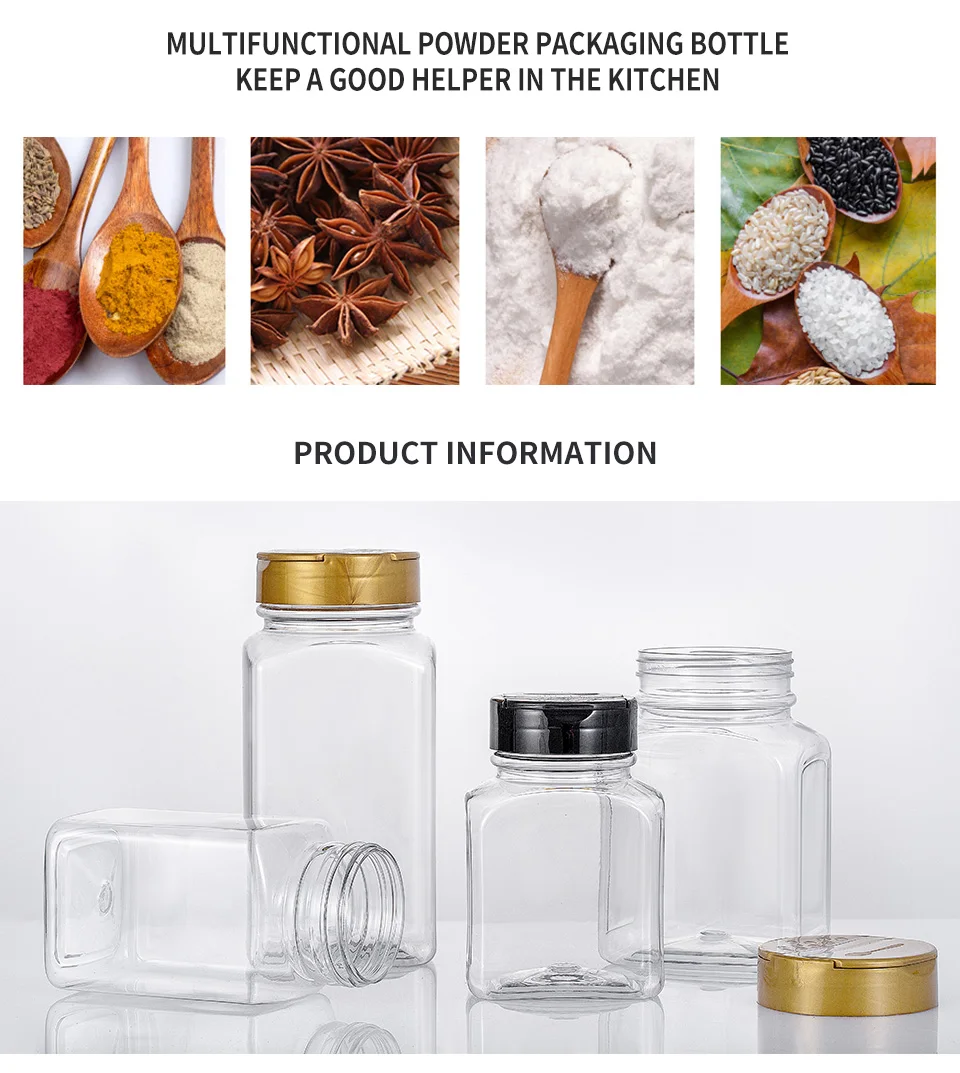 Hot Selling Seasoning Powder Shake Packaging Bottle For Kitchen Spice ...