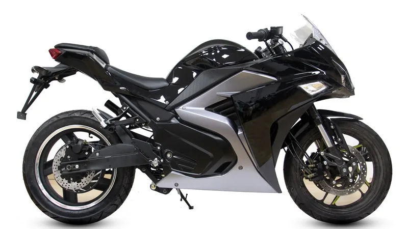 Cool 5000w Electric Motorcycle Max Speed 75km/h Lithium Battery Power ...