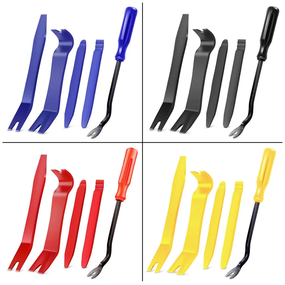 Plastic Pry Tools Car Fastener Rivet Clips Remover Auto Trim Removal ...
