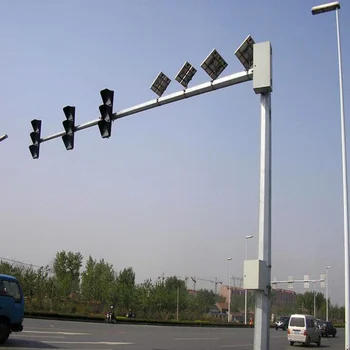 Q235 Conical Octagonal Multifunctional Cctv Camera Monitoring Warning ...