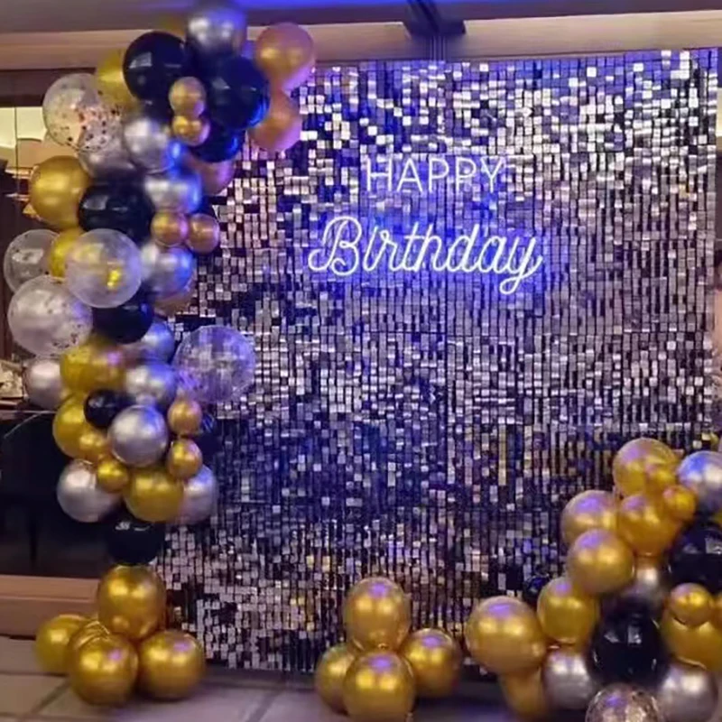 Different Color Sequin Wall Panel Backdrop Decoration Shimmer Panels ...