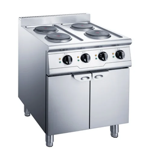 CINSAMLEX Electric 4-Plate Hot Plate Stove with Cabinet