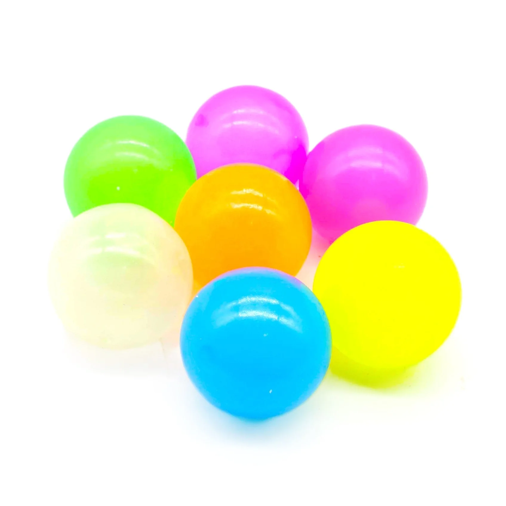 Glowing In The Dark Stress Relief Sticky Empty Air Ball Toys For ...