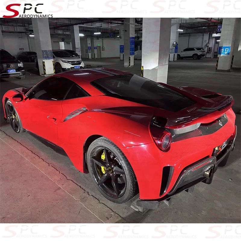 SPC 488 Pista Body Kit for Ferrari 488 GTB Dry Carbon Fiber Pista Body ...