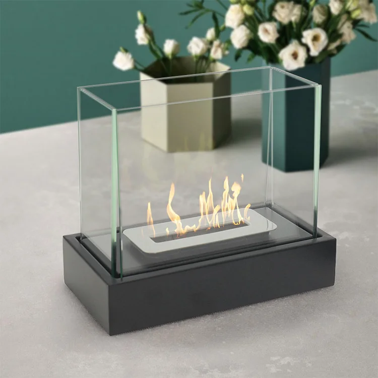 Ethanol Burner Table Top Indoor Home Backyard Patio Bioethanol Alcohol ...