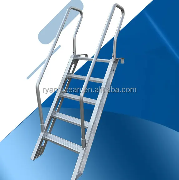 Customized Marine Aluminum Alloy Bulwark Ladder for Yacht/boat