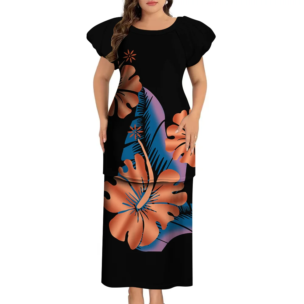 New Design Polynesian Tribal Bubble Sleeve Samoan Puletasi Ptaha Plus ...