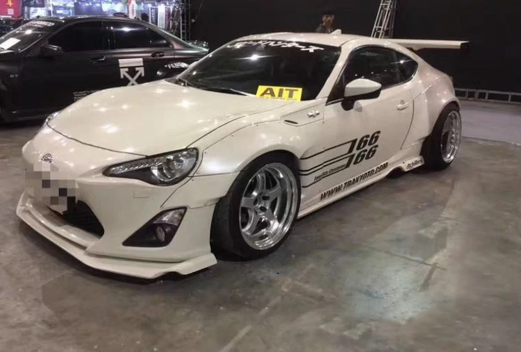 OEM Wide Body Kit Front Lip Diffuser Side Skirts for Toyota GT86 2013 ...