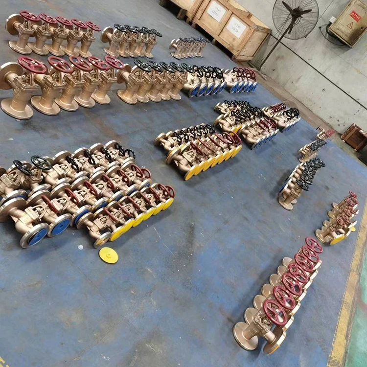 DIN Bronze Body Screw down Straight Non-Return Marine Globe Valve DN25 PN16