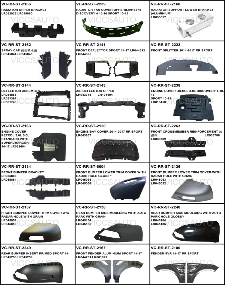 OEM LR050934 LR010736 LR018274 LR036661 for RANGE ROVER SPORT 2014 AUTO ...