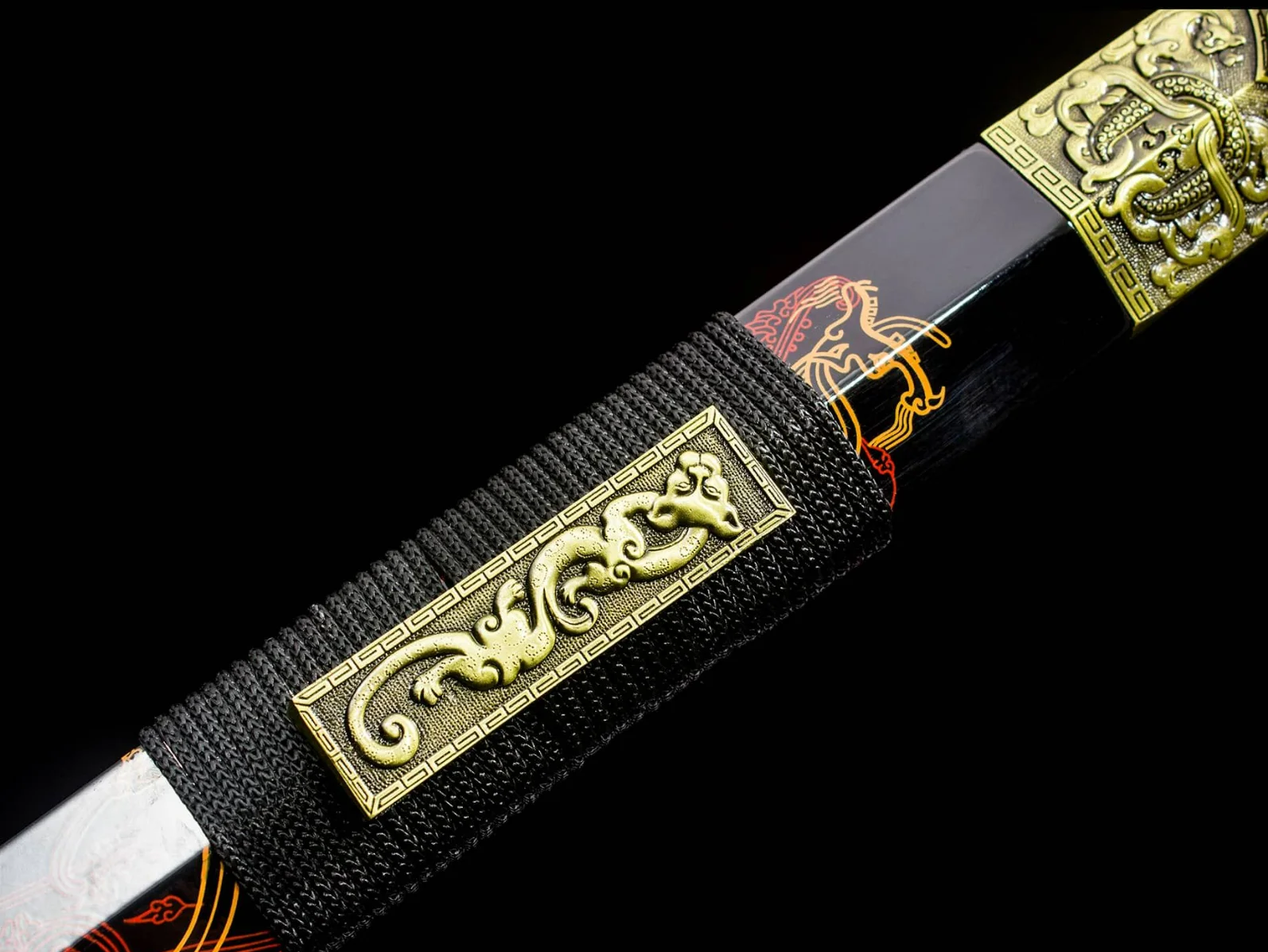 Chinoiserie Han Jian Ruyi Sword Blade Tang Hengdao Children's Toy Cos ...