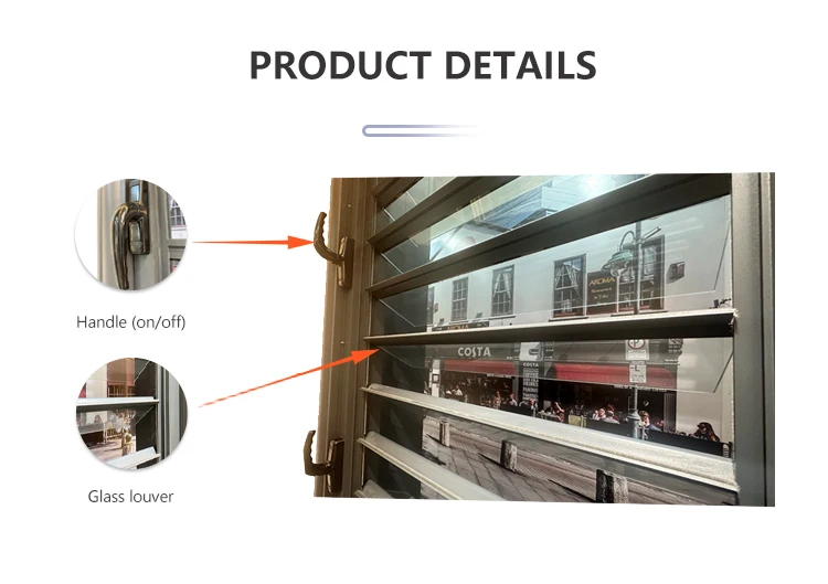 Window Glass Louver Automated Glass Jealousy Louvre windows Airier ...