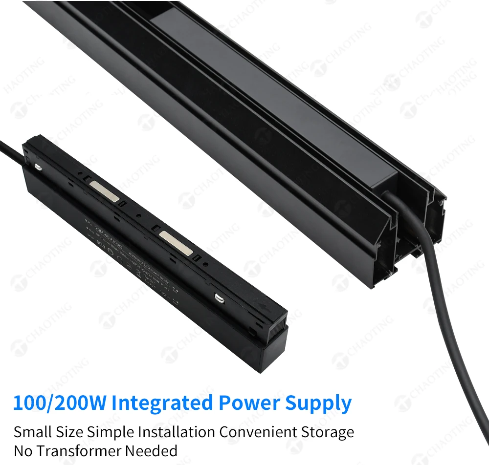 New Design Dc48v Surface Recessed Magnetic Led Track Magnet Rail ...