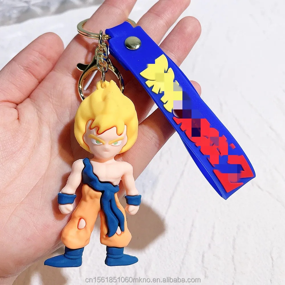 Anime Goku Cute Keychains - Promotional 3D PVC Accessories