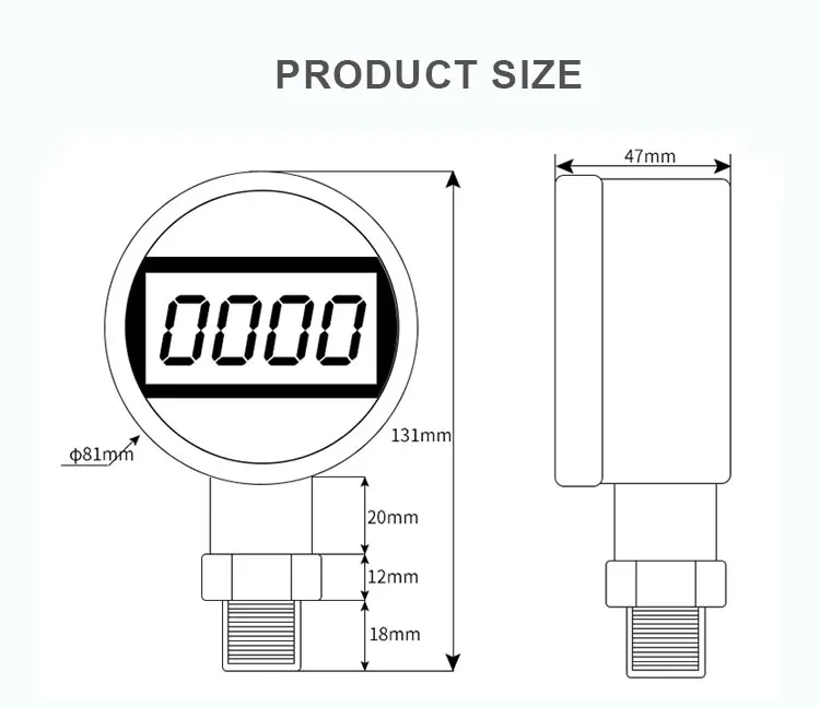 Digital Pressure Gauge - Precision and Reliability