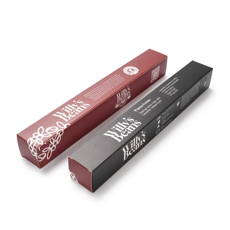 Custom Professional Design Espresso Capsules Coffee Boxes
