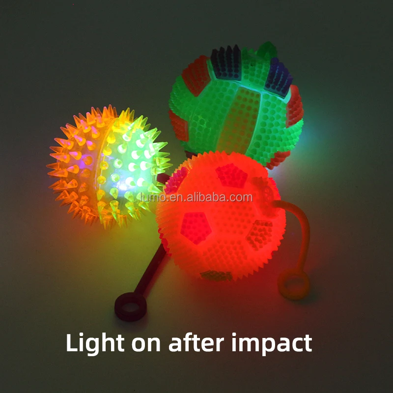 Squeaky Football Led Light Glowing Football Light-up Toys New Led Light ...