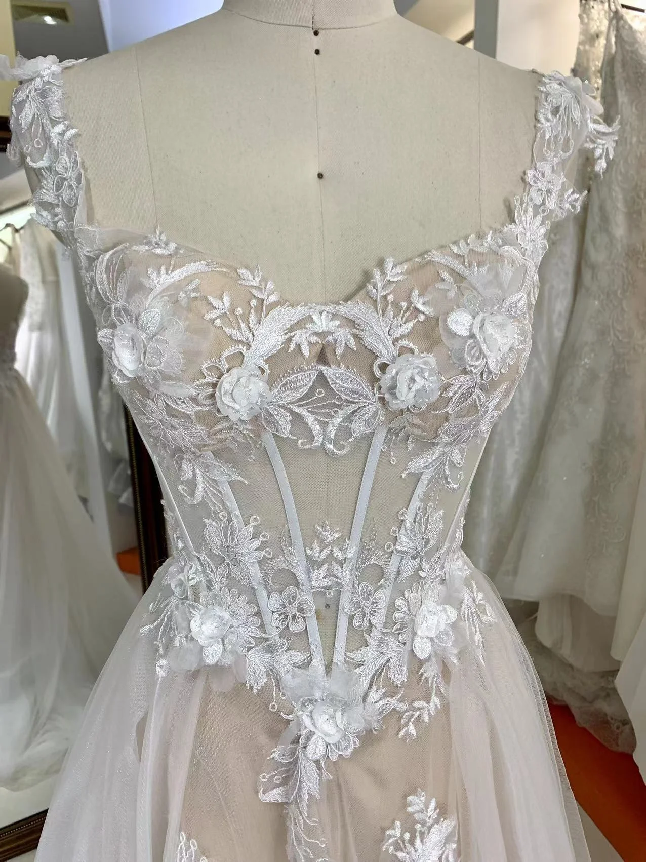 Shop Our Collection of Embroidery Fitted Bodice Wedding Dresses
