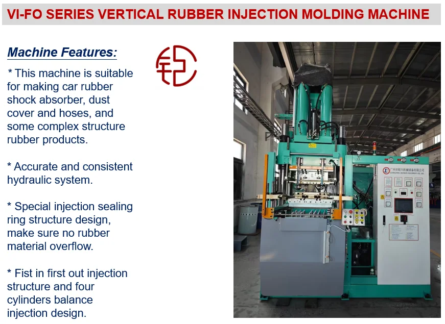 Vertical Rubber Injection Molding Machine / Rubber Molding Machine for ...