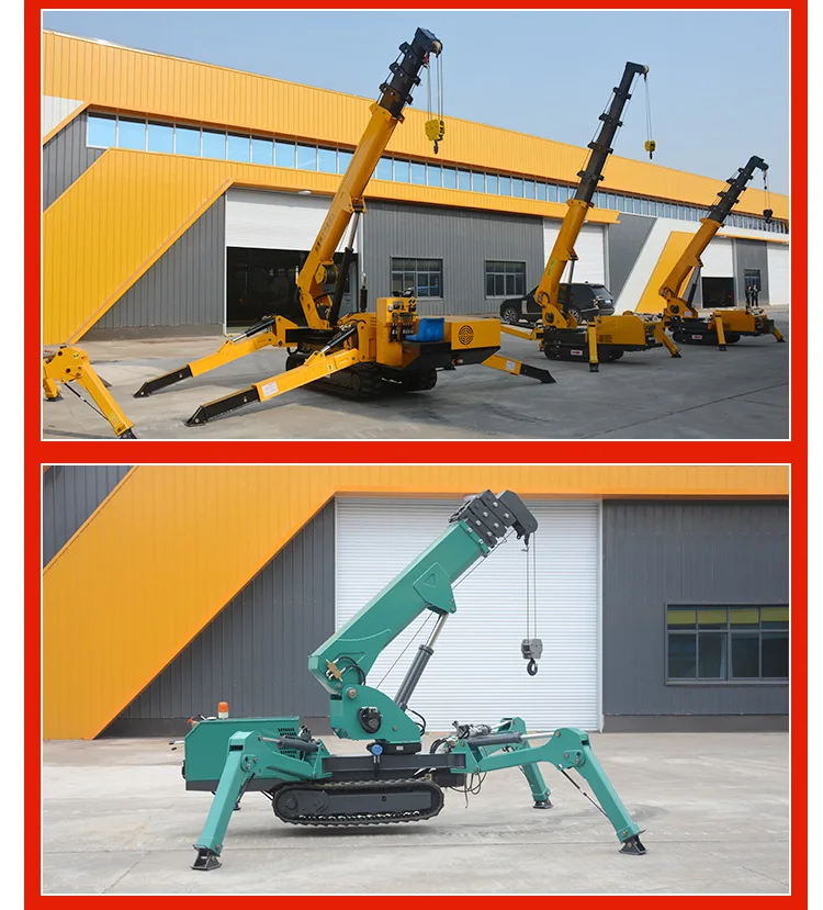 Spider Crane 8t Mini Spider Crawler Crane - Buy Mini Spider Crawler ...