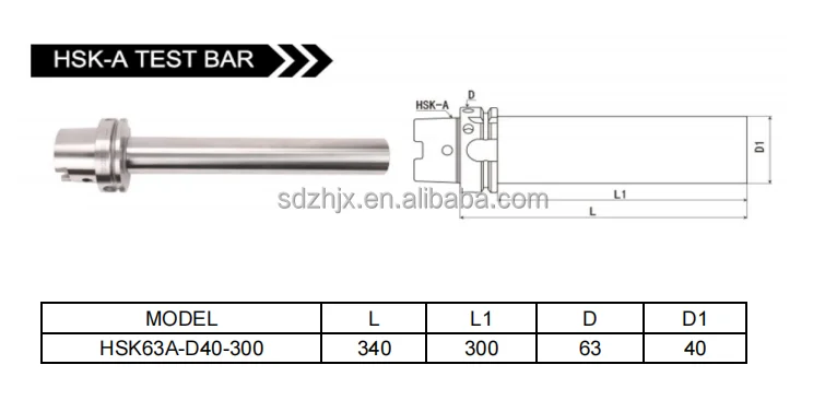 Arbor Chuck Hsk Iso Bt30 Bt40 Bt50 Spindle Precision Test Bar Arbor ...