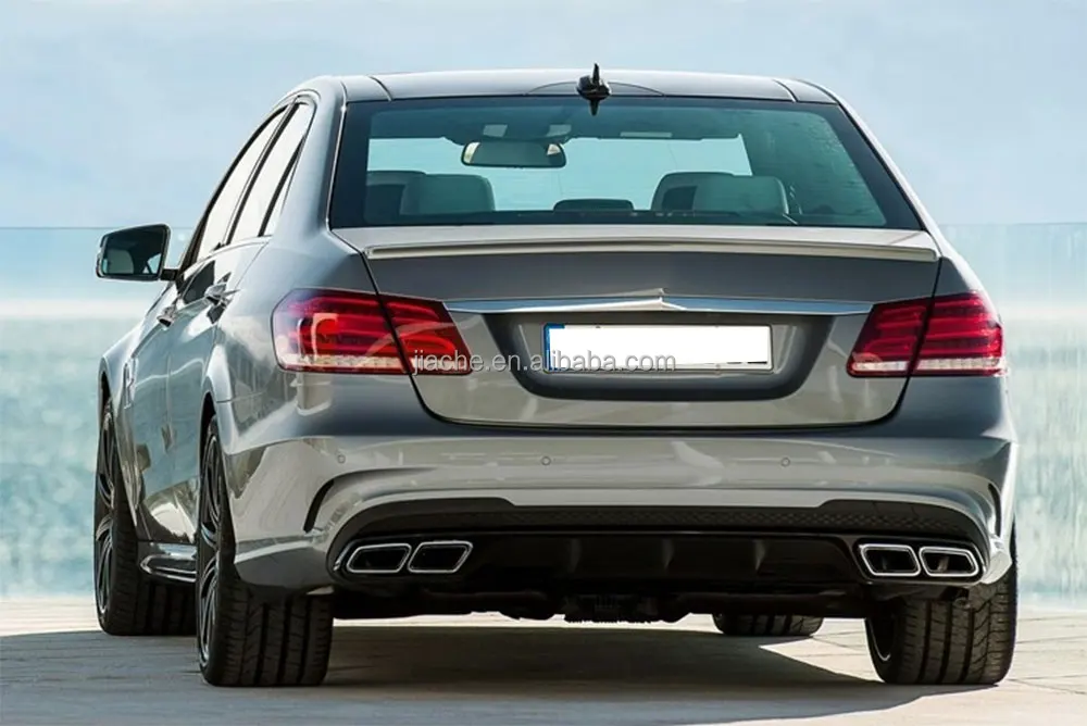 Rear Diffuser With Exhaust Tips for Benz E Class W212 E350 E400 E63 AMG ...