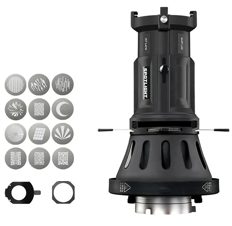 Bowens Mount Focalize Conical Optical Snoot For Photography Lighting ...