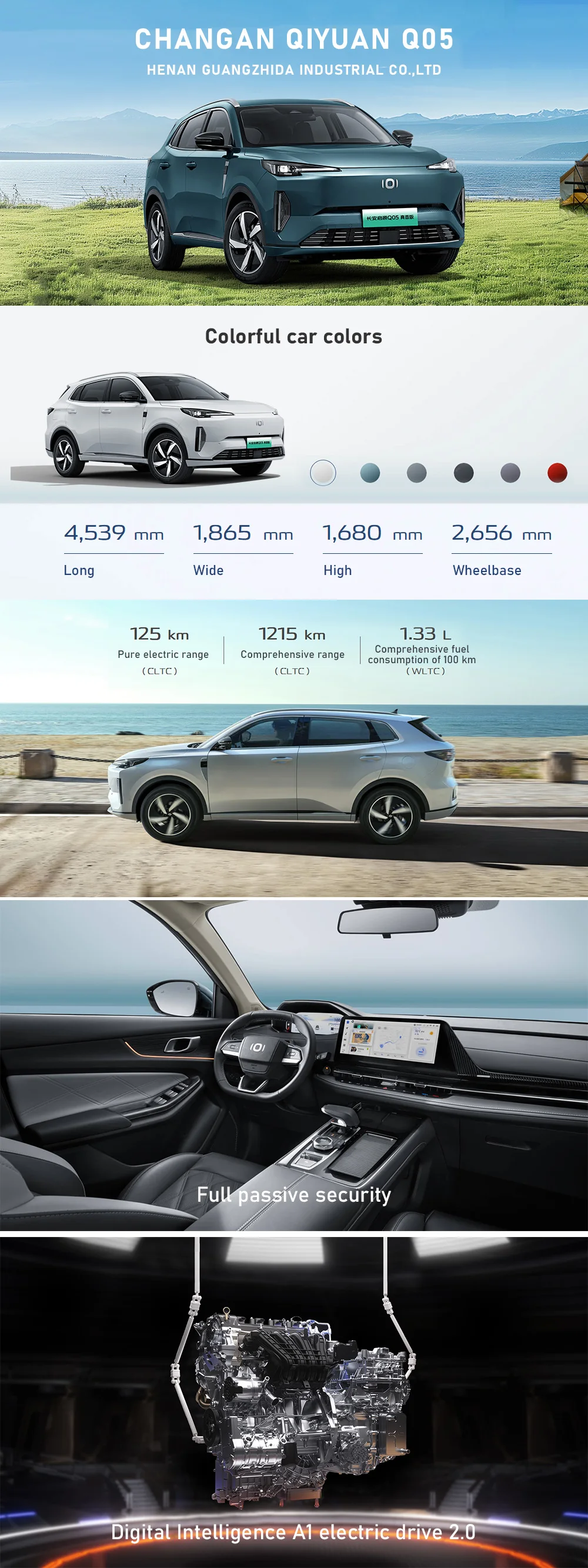 Changan Qiyuan Q05 2024 - Hybrid Electric SUV with 5 Seats