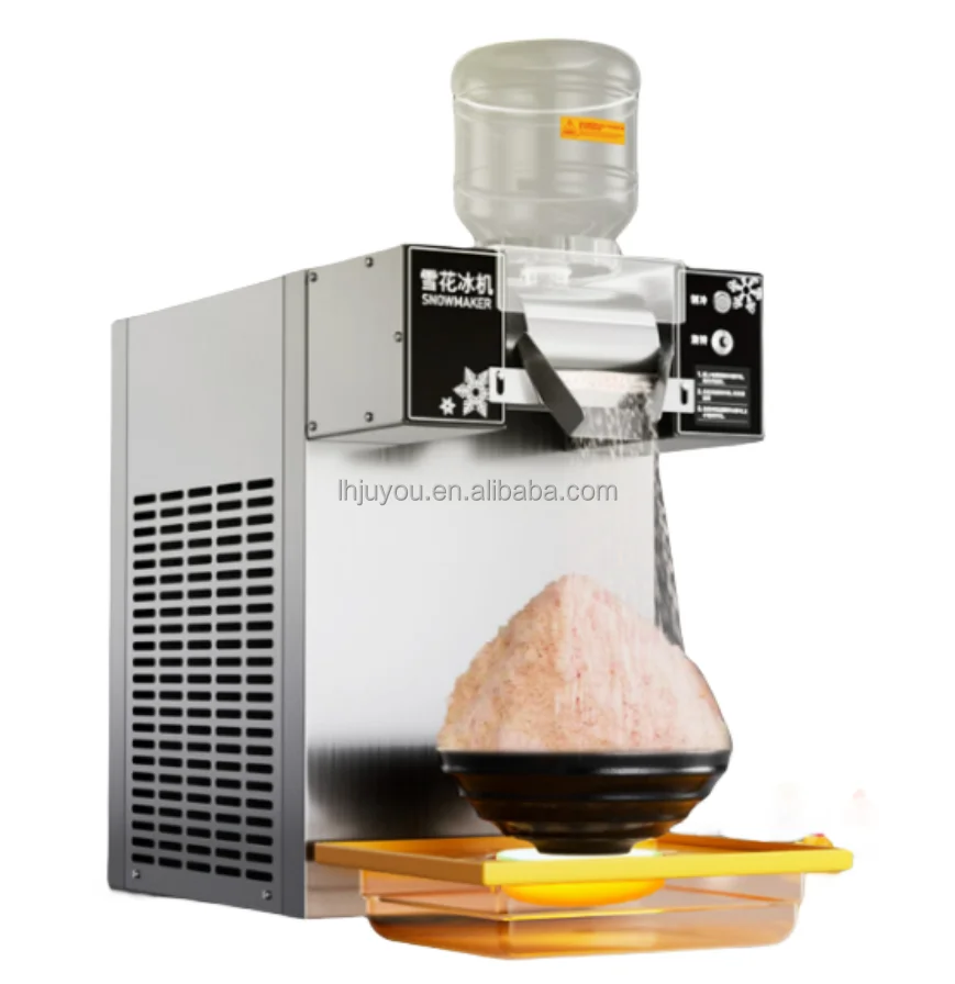 Juyou Portable Bingsu Shaved Machine Electric Snow Ice Shaver Making ...