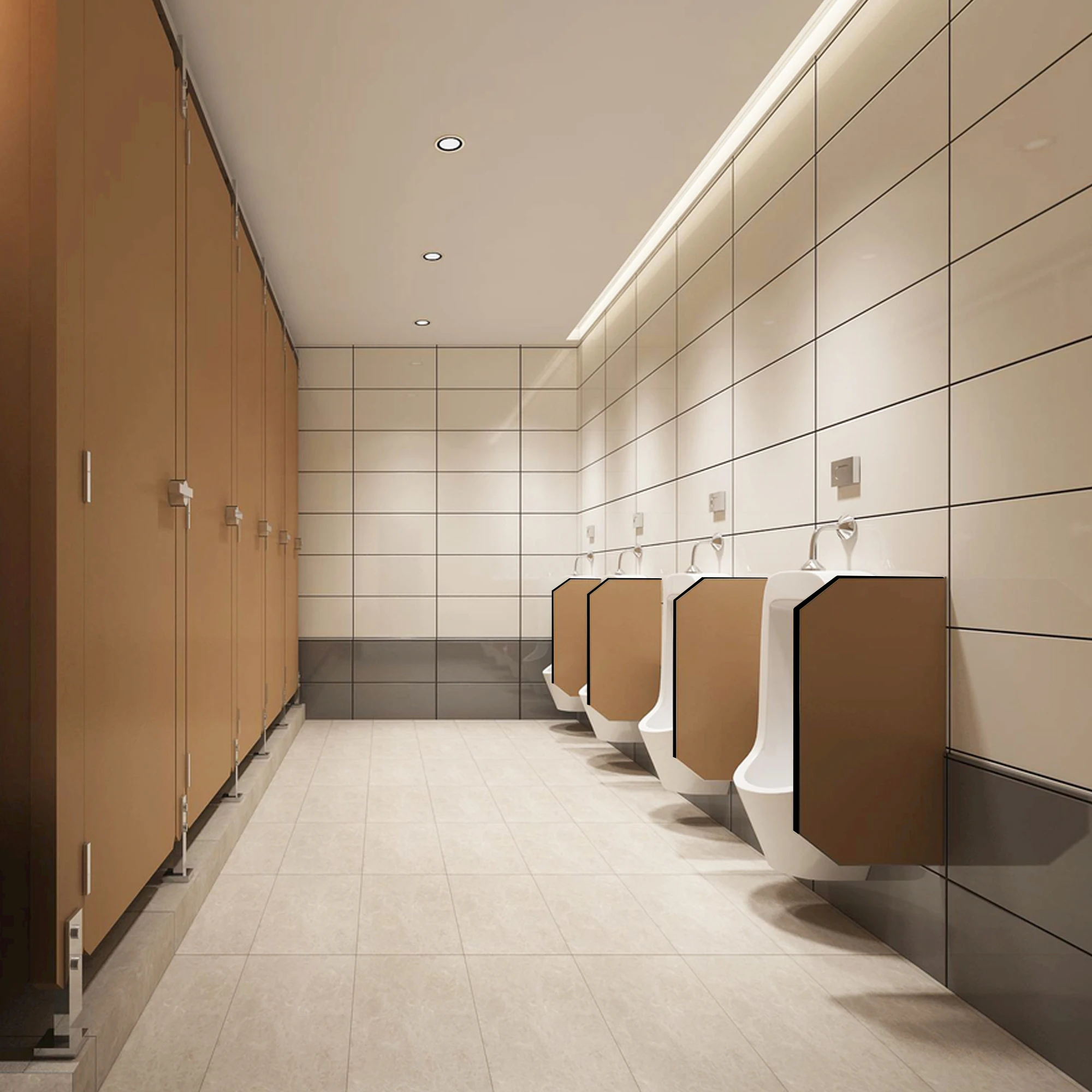 Cartmay Hpl Bathroom Room Stall Wall Dividers Toilet Partitions ...