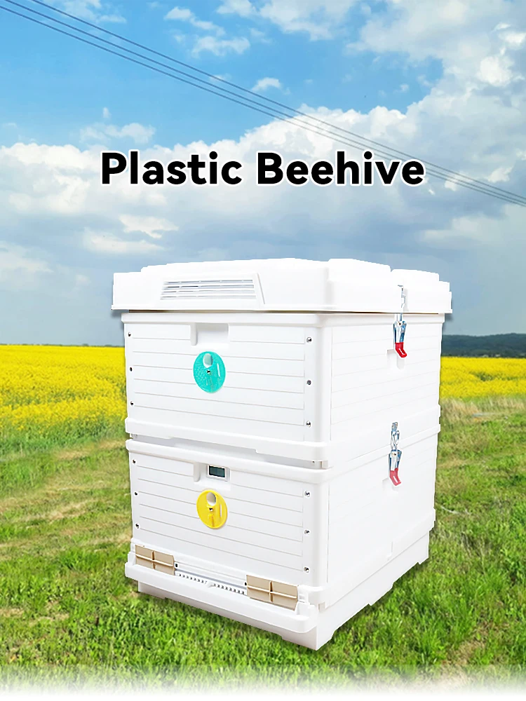 Wholesale Price Food Grade Langstroth Bee Box Plastic Beehive with a ...