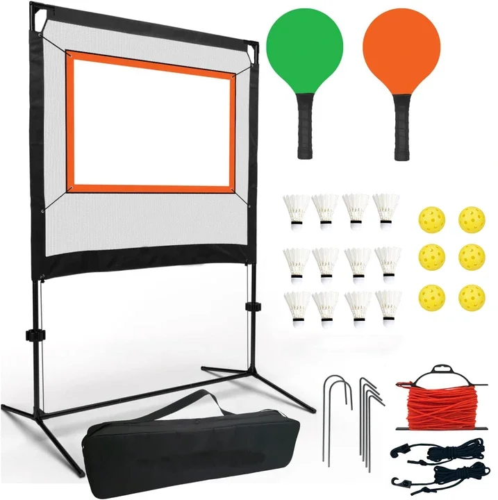 mini Pickleball Badminton Volleyball Tennis Game Set No Boundaries ...