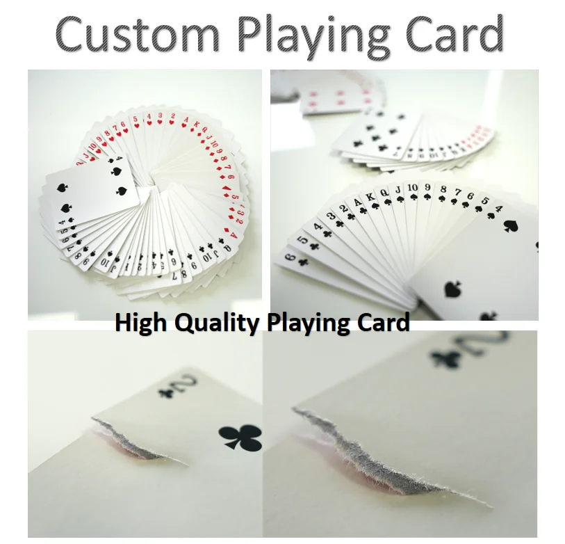 Custom Game Cards With Lid And Base Box Playing Cards Deck - Buy Game ...