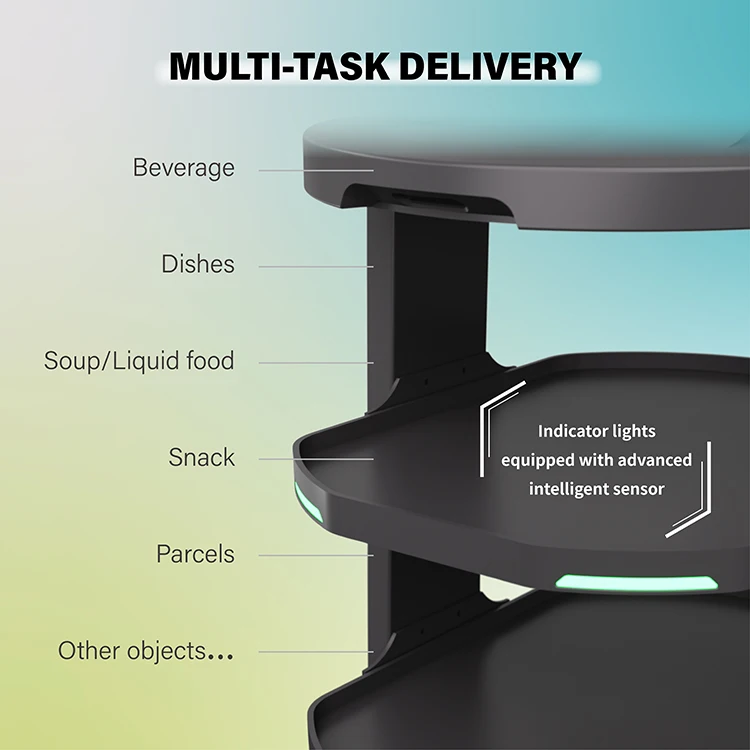 Temi GO Food Delivery Robot - Efficient Restaurant Service
