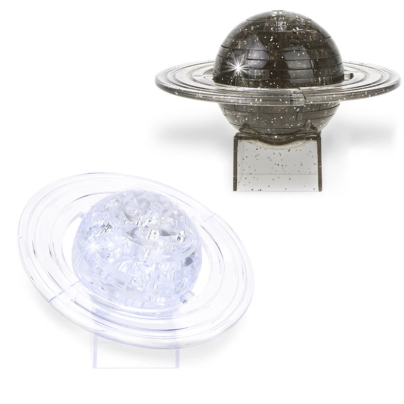 40 piezas DIY Sistema Solar Saturno DIY bloques de rompecabezas 3D ...