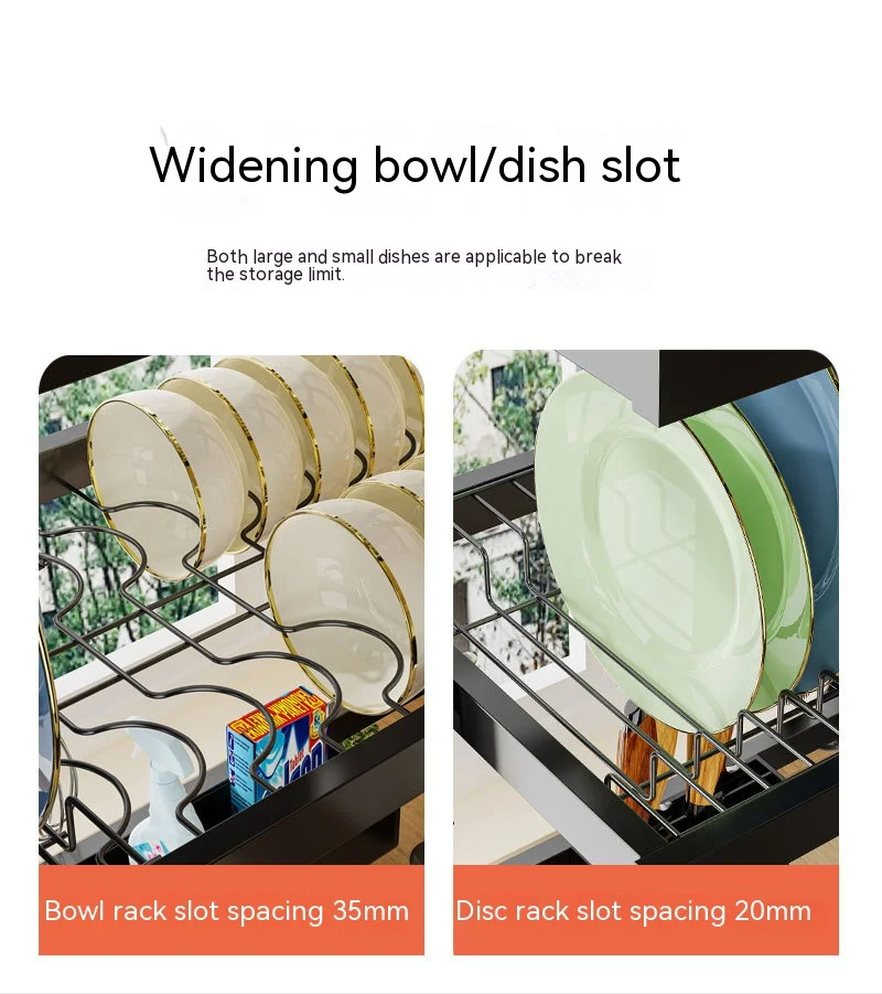 Sustainable Dish Drainer Rack - Efficient Kitchen Storage