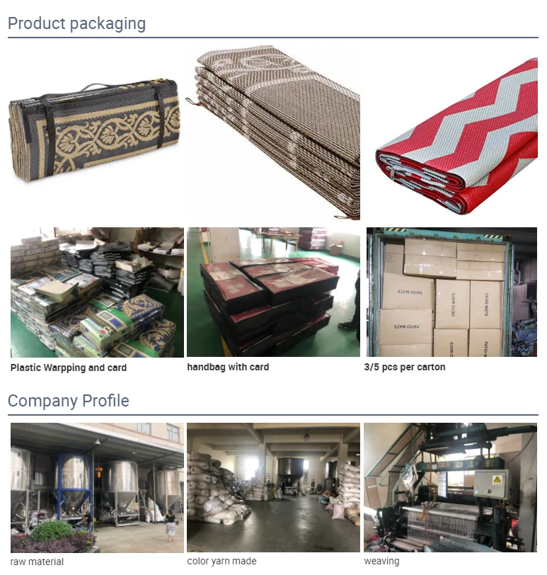 Woven Polypropylene Recycled Plastic Beach Mat Outdoor Plastic Picnic ...