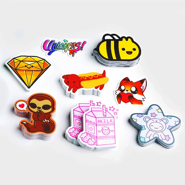 Custom Printed Premium Quality Self Adhesive Vinyl Die Cut Sticker ...