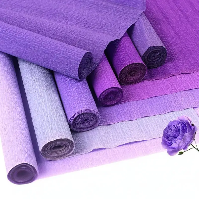Diy Giant Flower Premium Wrinkled Crepe Paper Craft - Buy Wrinkled ...