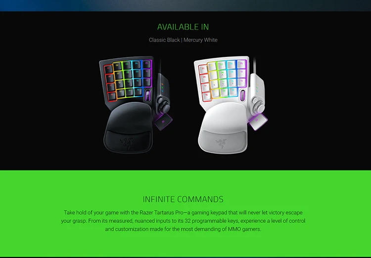 Razer Tartarus Pro - Ergonomic Mechanical Keyboard