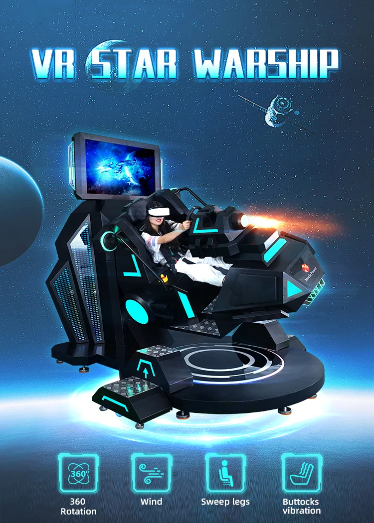 Amazing VR Racing Simulator - Motion 360 720 Flight Simulator
