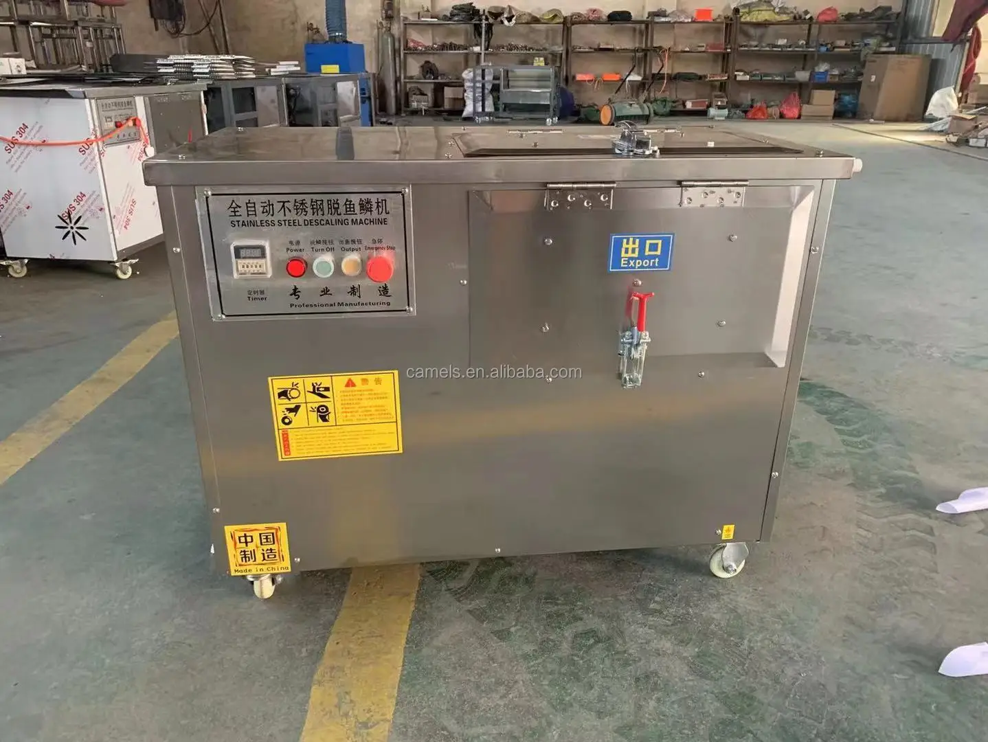 Multispecies Fishery Automatic Fish Scale Process & Cleaning Machine ...