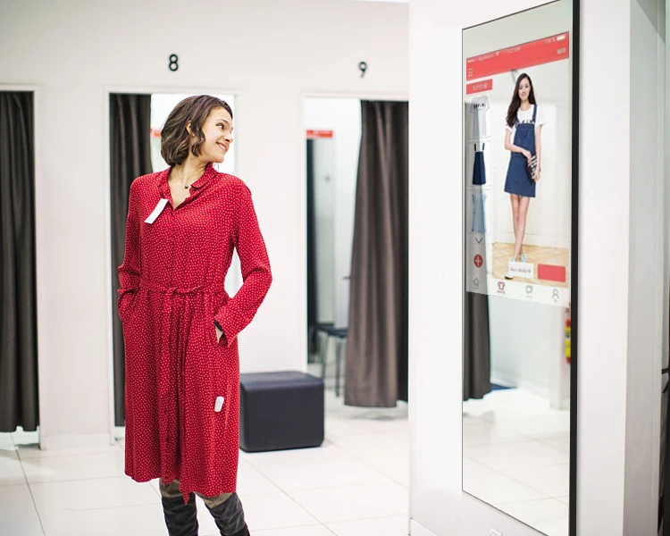 Vercon Interactive Smart Full Length Standing Dressing 3d Ar Virtual ...