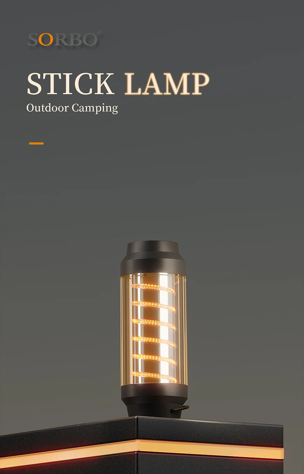 Outdoor Rechargeable LED Camping Lantern - Waterproof Tactical Camping ...