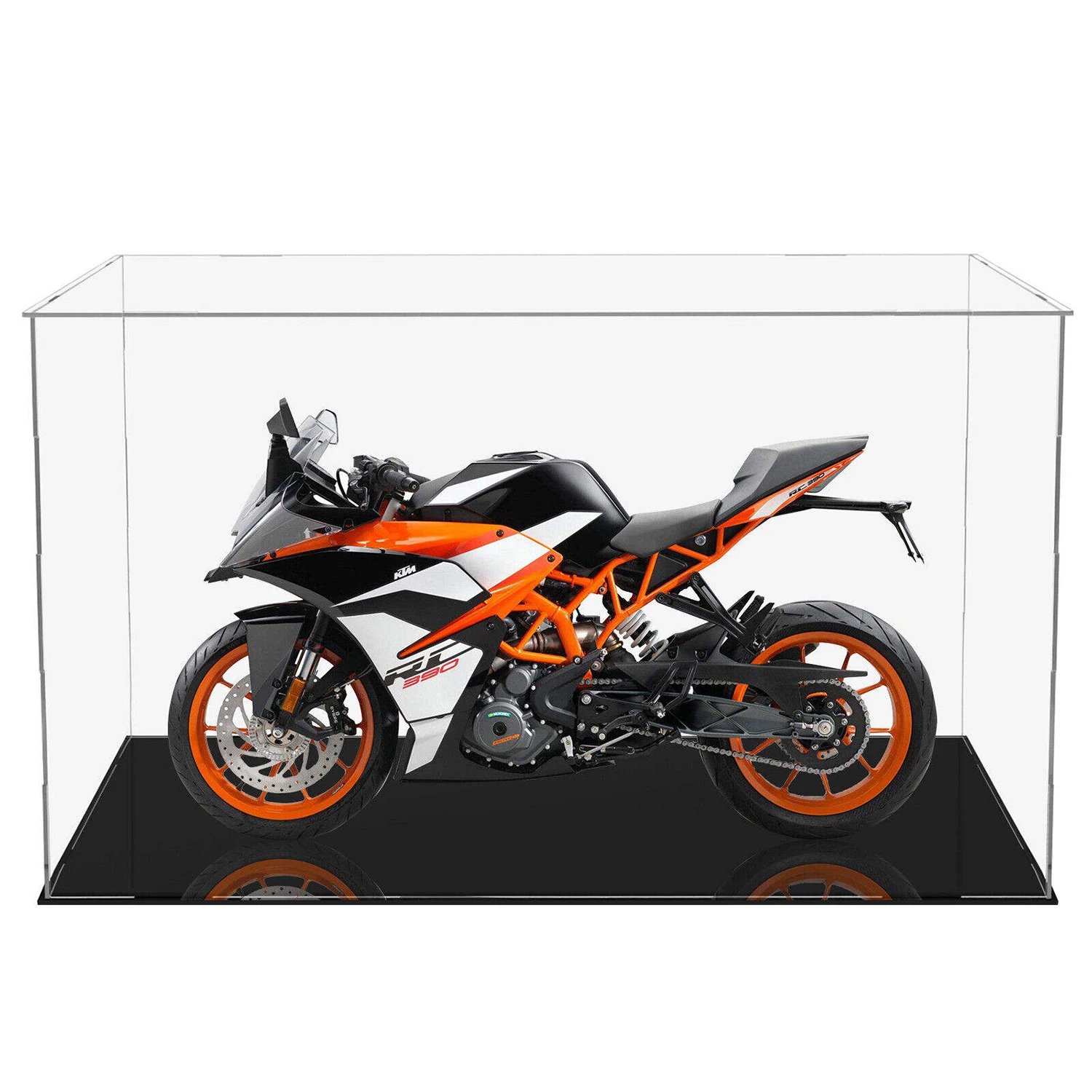 Factory Custom Clear Acrylic Diecast Model Car 1/18 Scale Motorcycle ...
