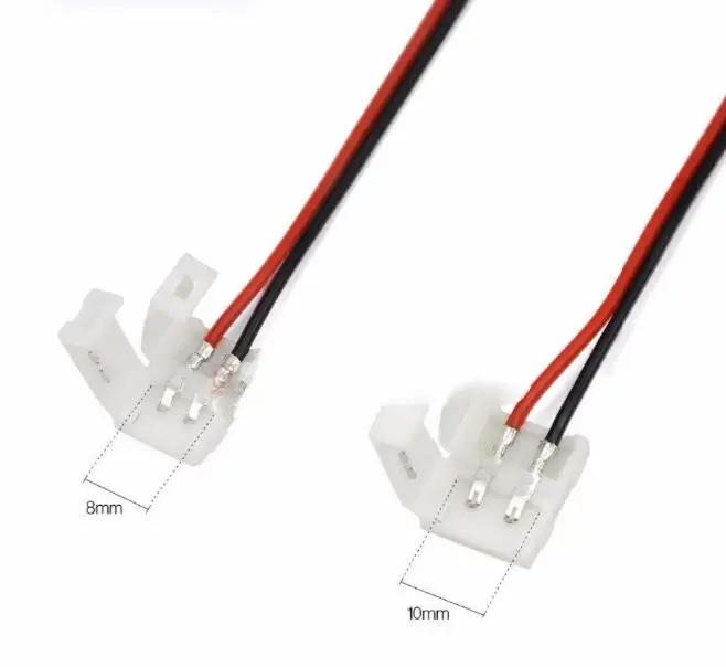 No Soldering 2 Pin LED Strip Connectors - Easy Lighting