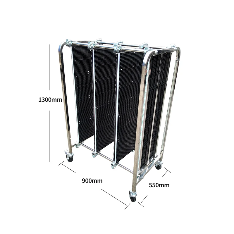 G06 Esd Pcb Smt Pcb Cart /smt Workshop Stainless Steel Cart/esd Pcb ...