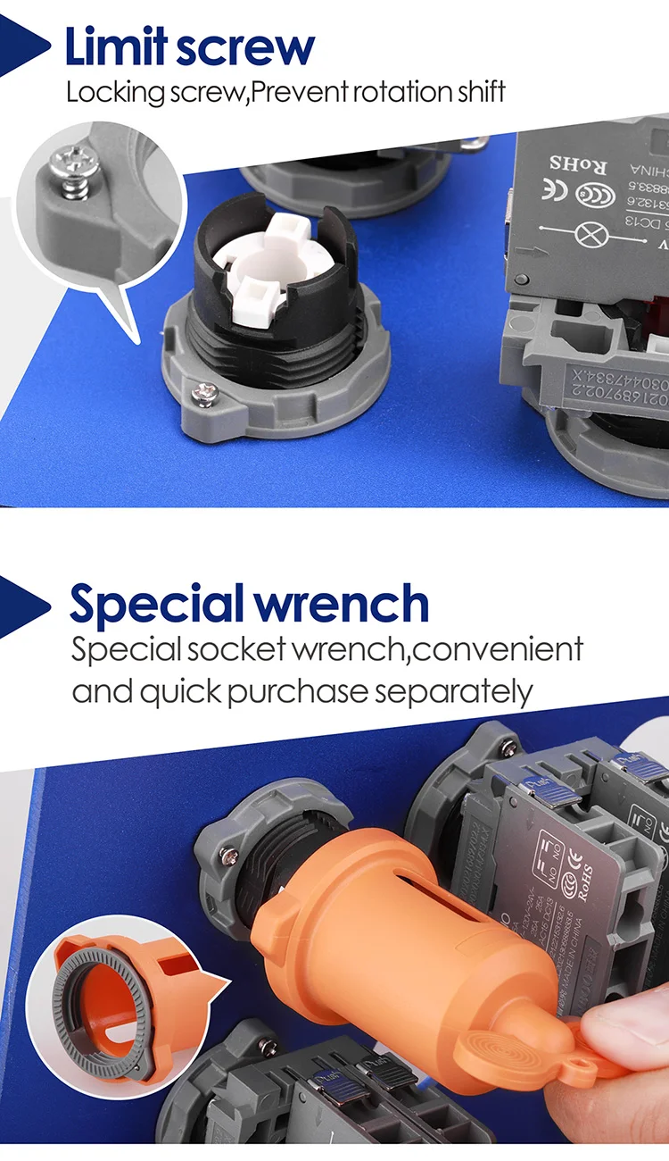 Windoo 22mm 25a High Power Anti-vandal Spring Quick Terminal 1 Second ...