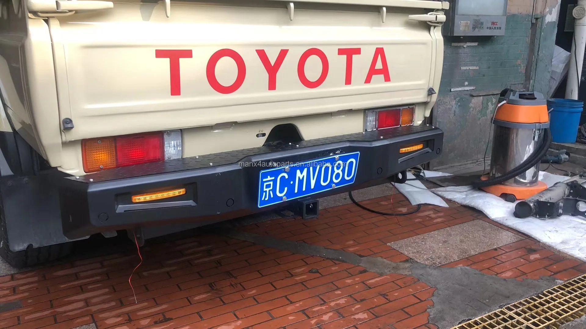 Manx4 Off-road Steel Rear Bumper For Land Cruiser Lc79 - Buy Rear ...