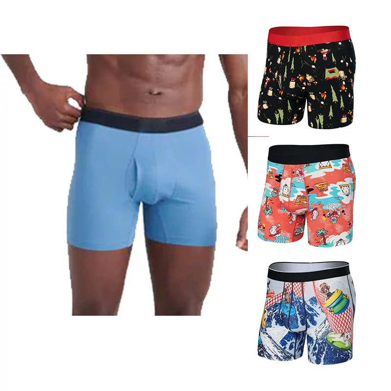 Customized Men Underwear Boxer Shorts Breathable Underwear 3d Pouch ...